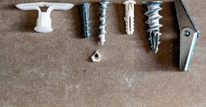 Les différents types de chevilles.