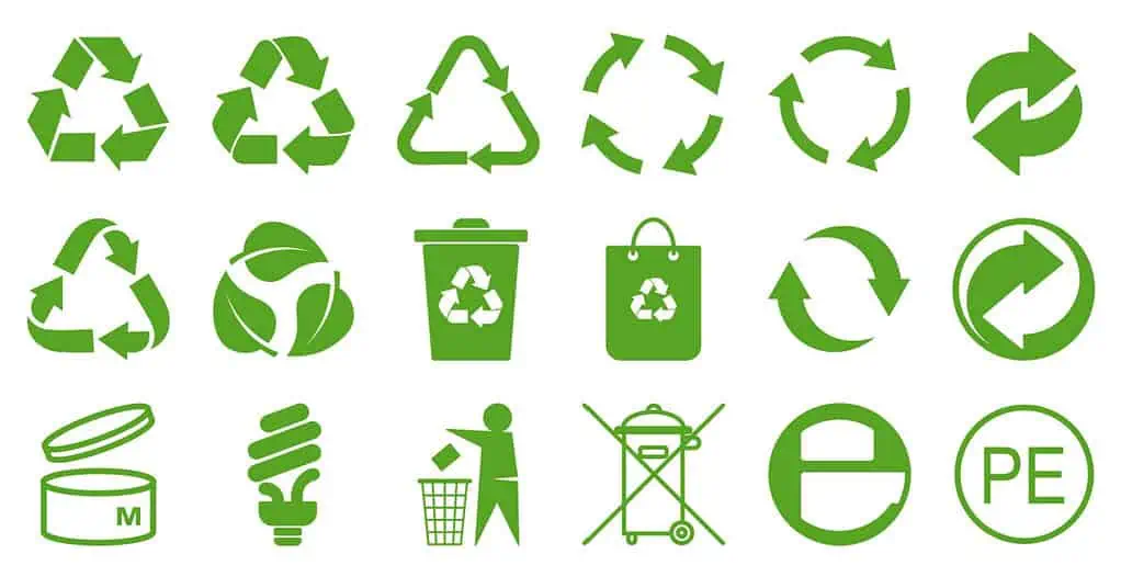 Les symboles du recyclage, mode d'emploi